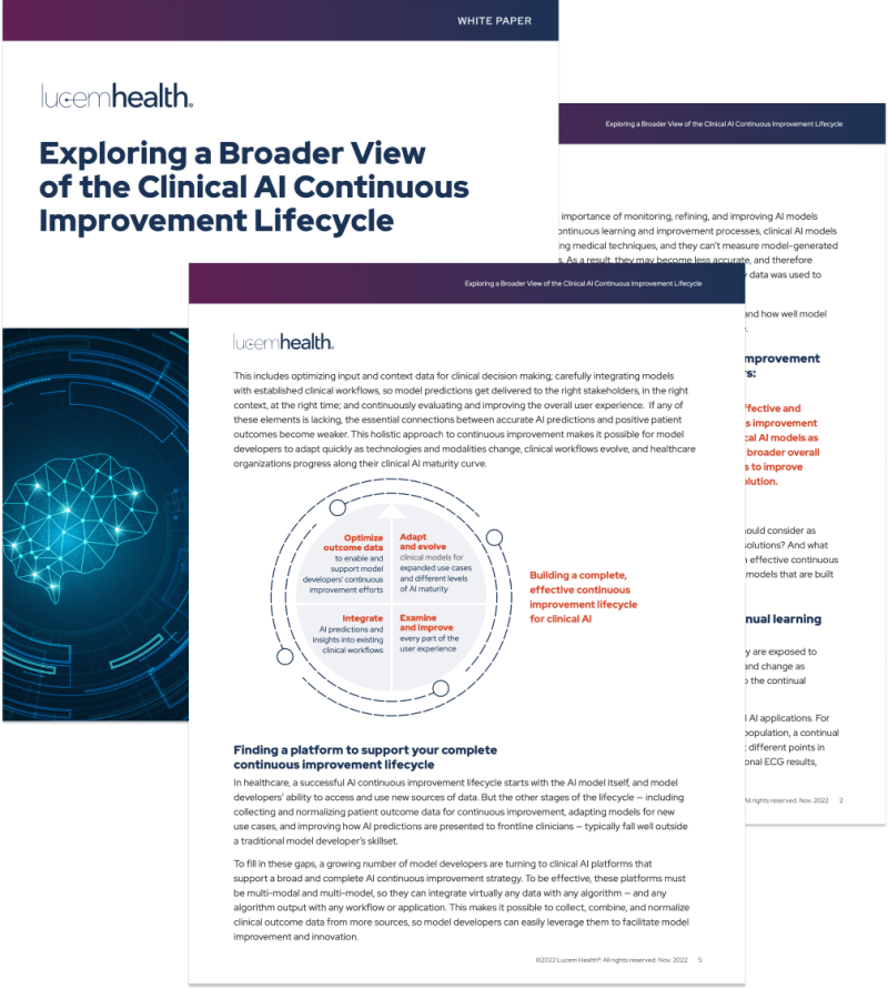 Exploring a Broader View of the Clinical AI Continuous Improvement ...