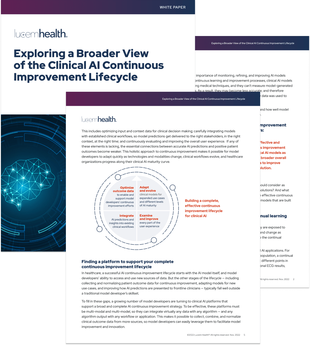 Exploring a Broader View of the Clinical AI Continuous Improvement ...