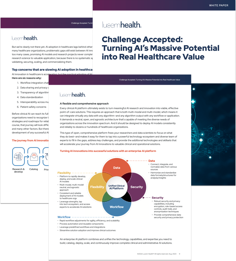 Developing an AI Roadmap for Healthcare Solutions | Lucem Health
