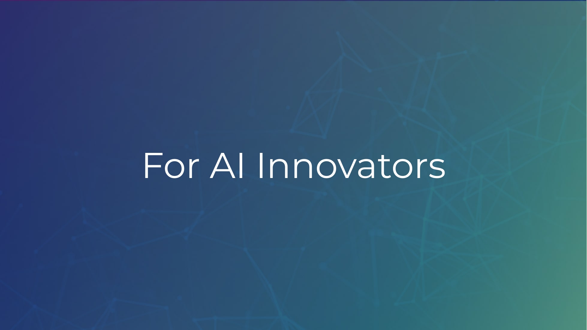 For AI Innovators | Lucem Health