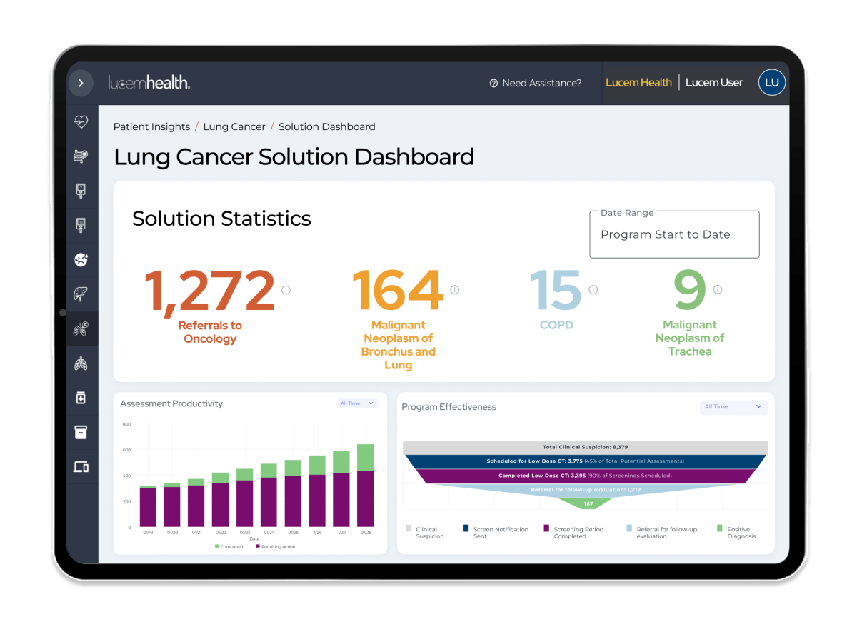 Reveal for Lung Cancer | Lucem Health